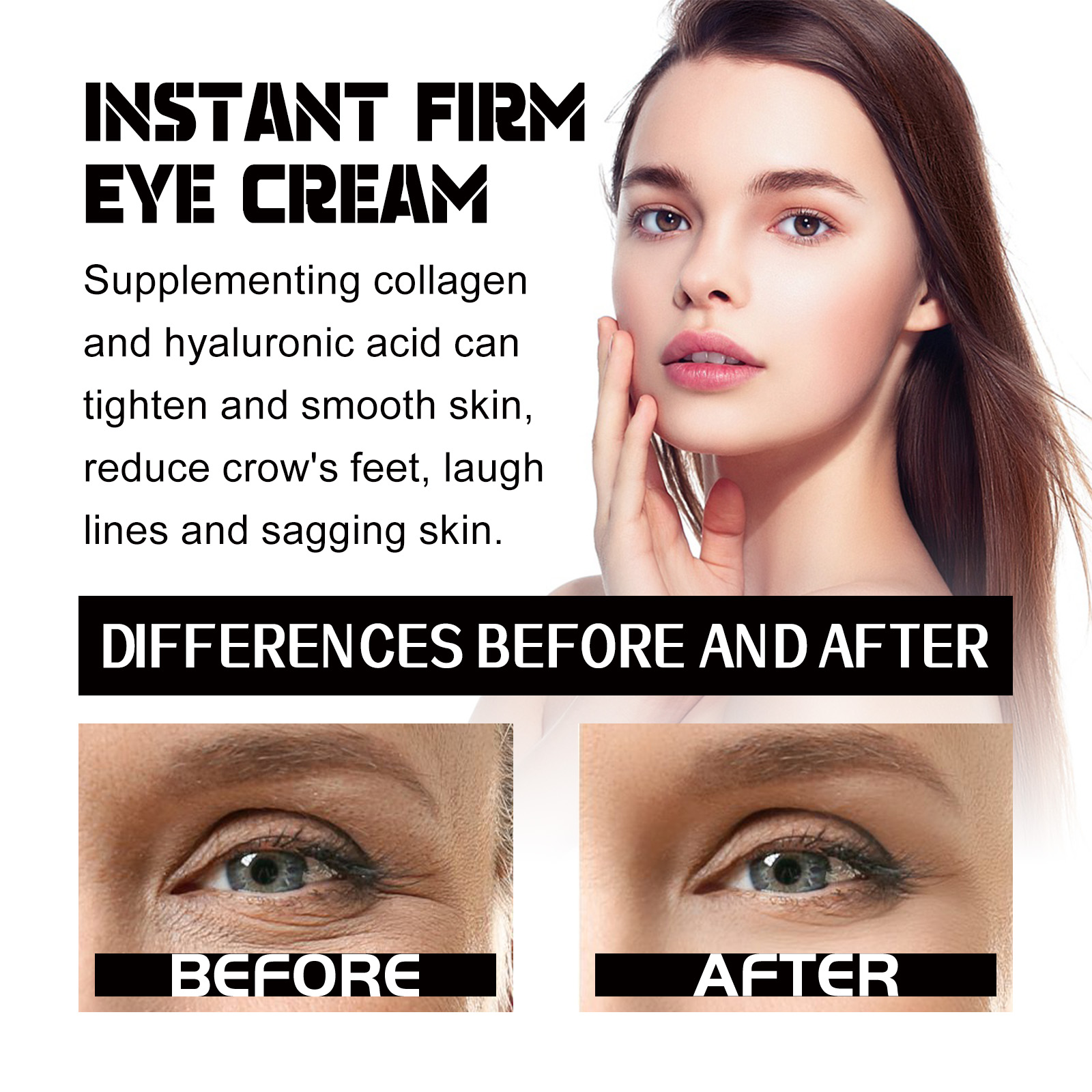 Instant Firm Eye Tightening Cream, Instant Firming Eye Cream With ...