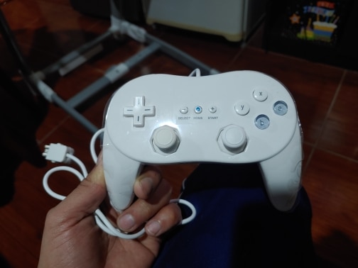 Wii Pro Classic Controller - mariogasm - Free Shipping